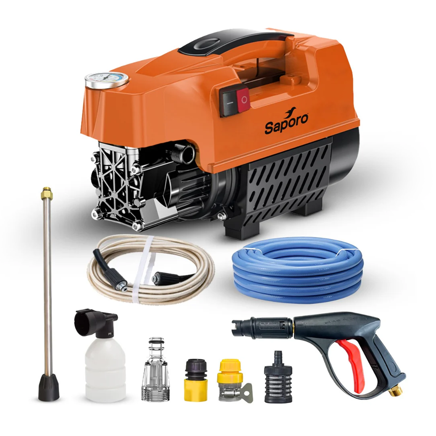 Quickjet High Pressure Car Washer with 1800 Watts Motor – Saporo India