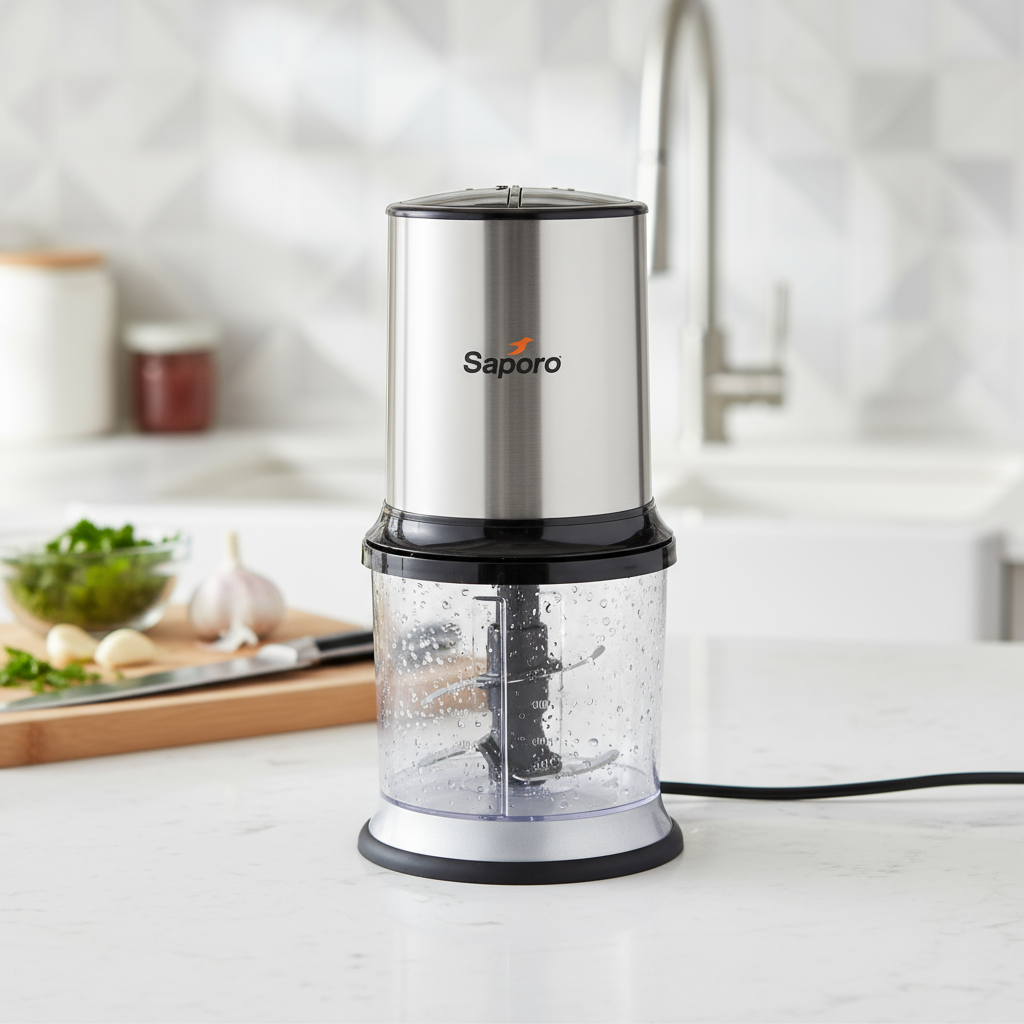 QuickPro Electric Vegetable Chopper for Kitchen with Dual Speed Settin – Saporo India